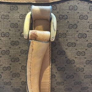Gucci | Bags | Vintage 97s Gucci Boston Bag With Mini Gg Logo | Poshmark